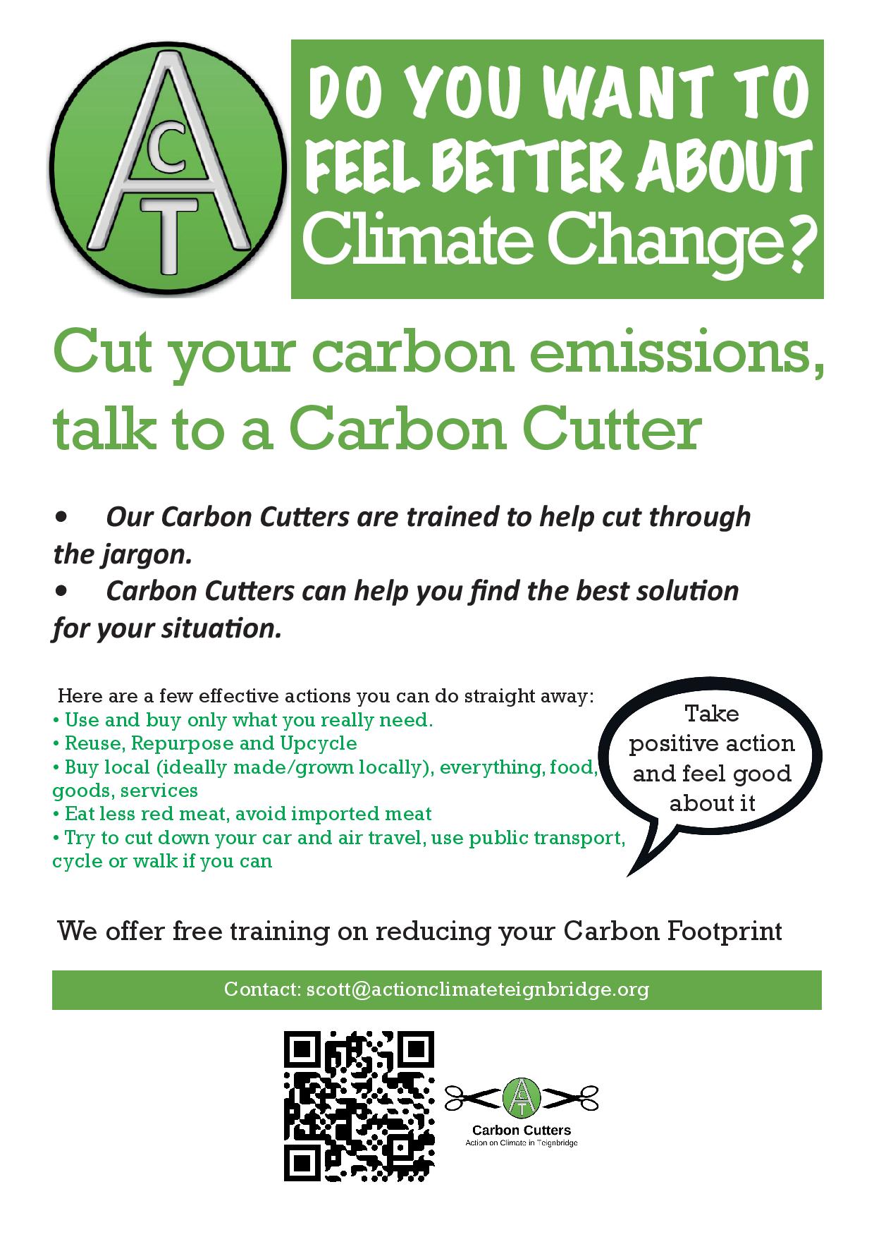 Become a Carbon Cutter! – Buckfastleigh Town Council